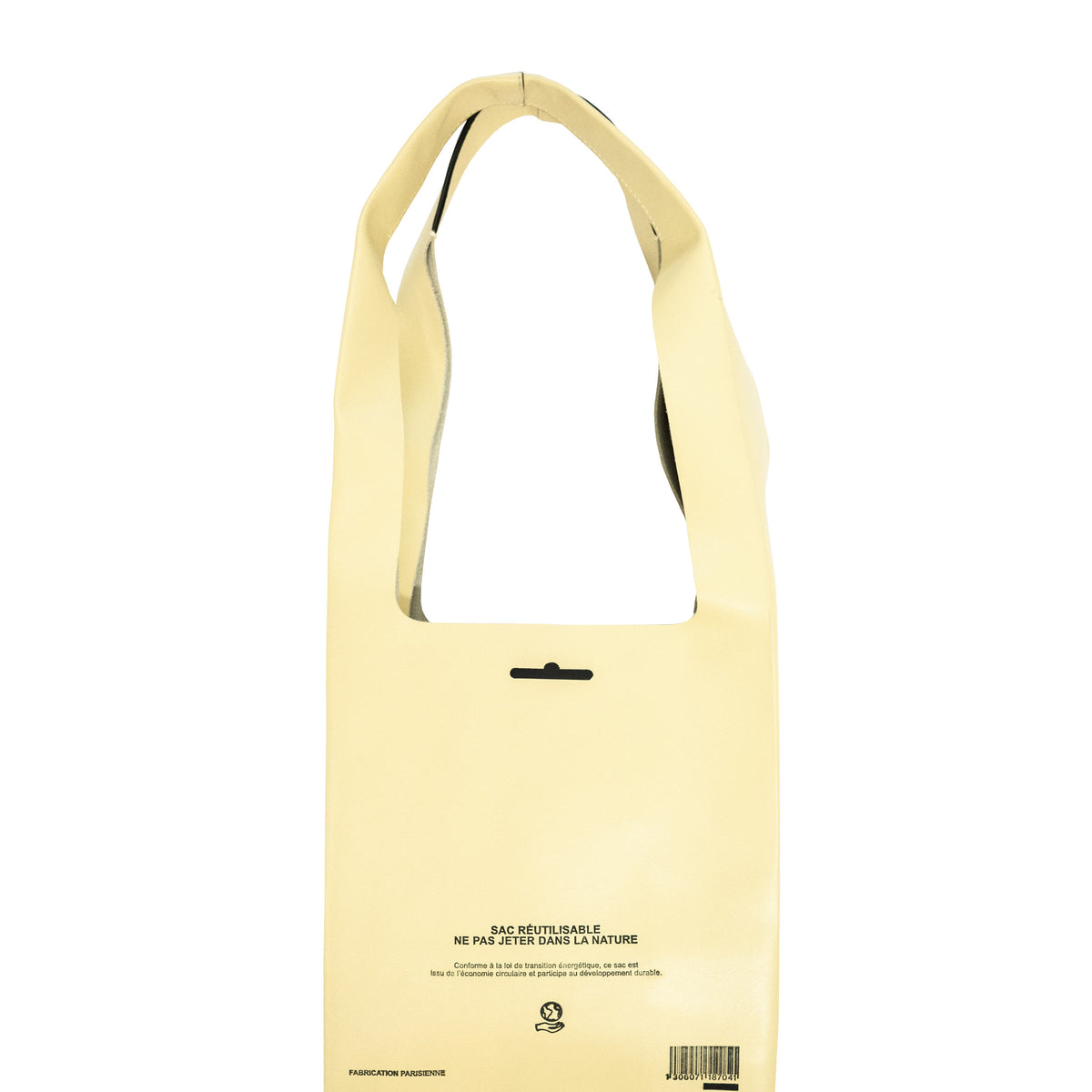 Medium Plastic Bag Light Yellow – domestique